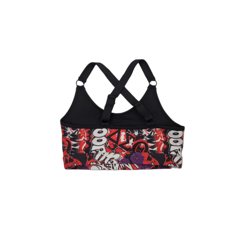 Diva in Graffiti Sports Bra - I.L.M.B. Fitness